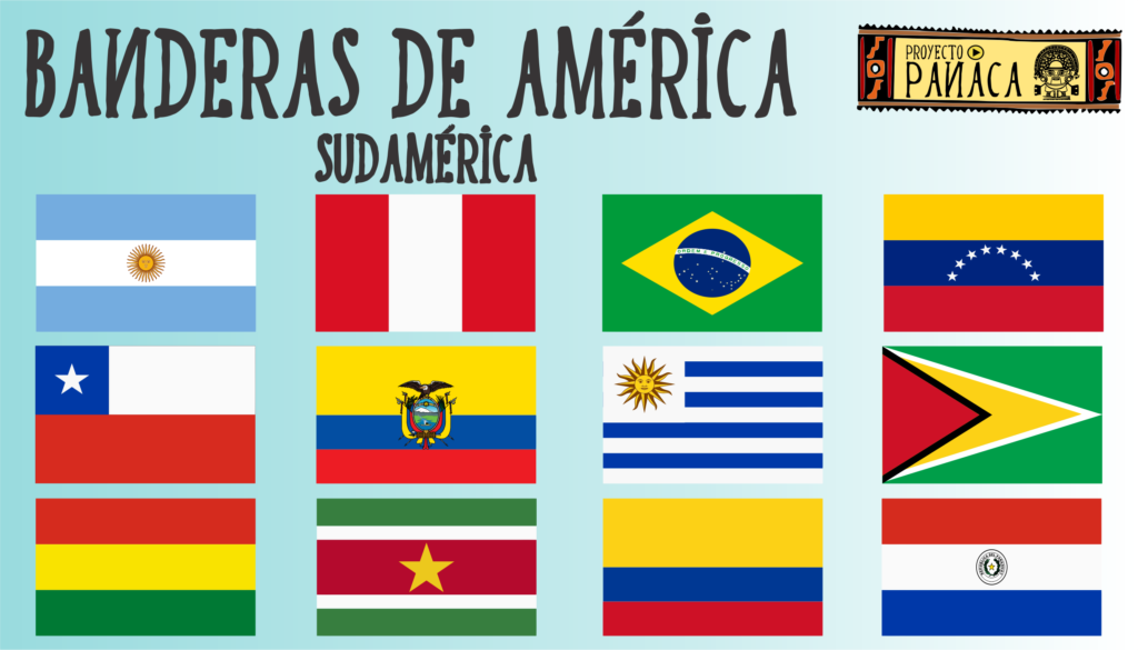 Banderas de América: Sudamérica - PROYECTO PANACA